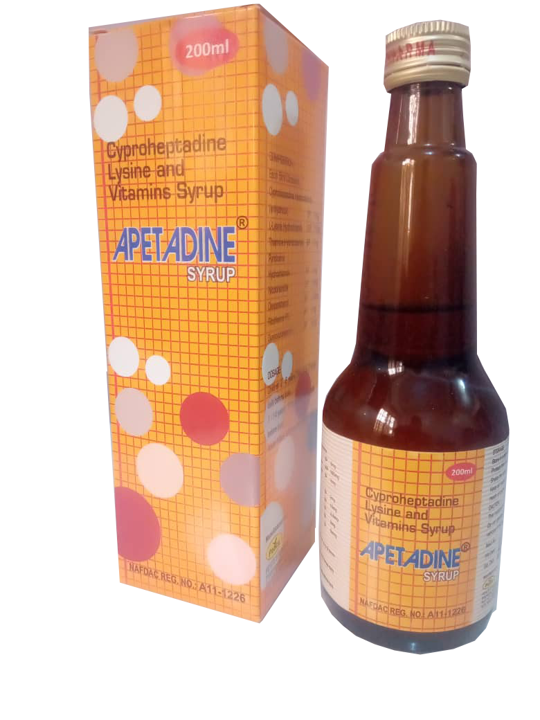 APETADINE SYRUP - Peace Standard Pharmaceutical Industries